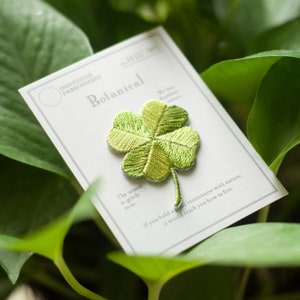 Four Leaf Clover Patch, Embroidered Clover Patch, Lucky Clover Patch ...
