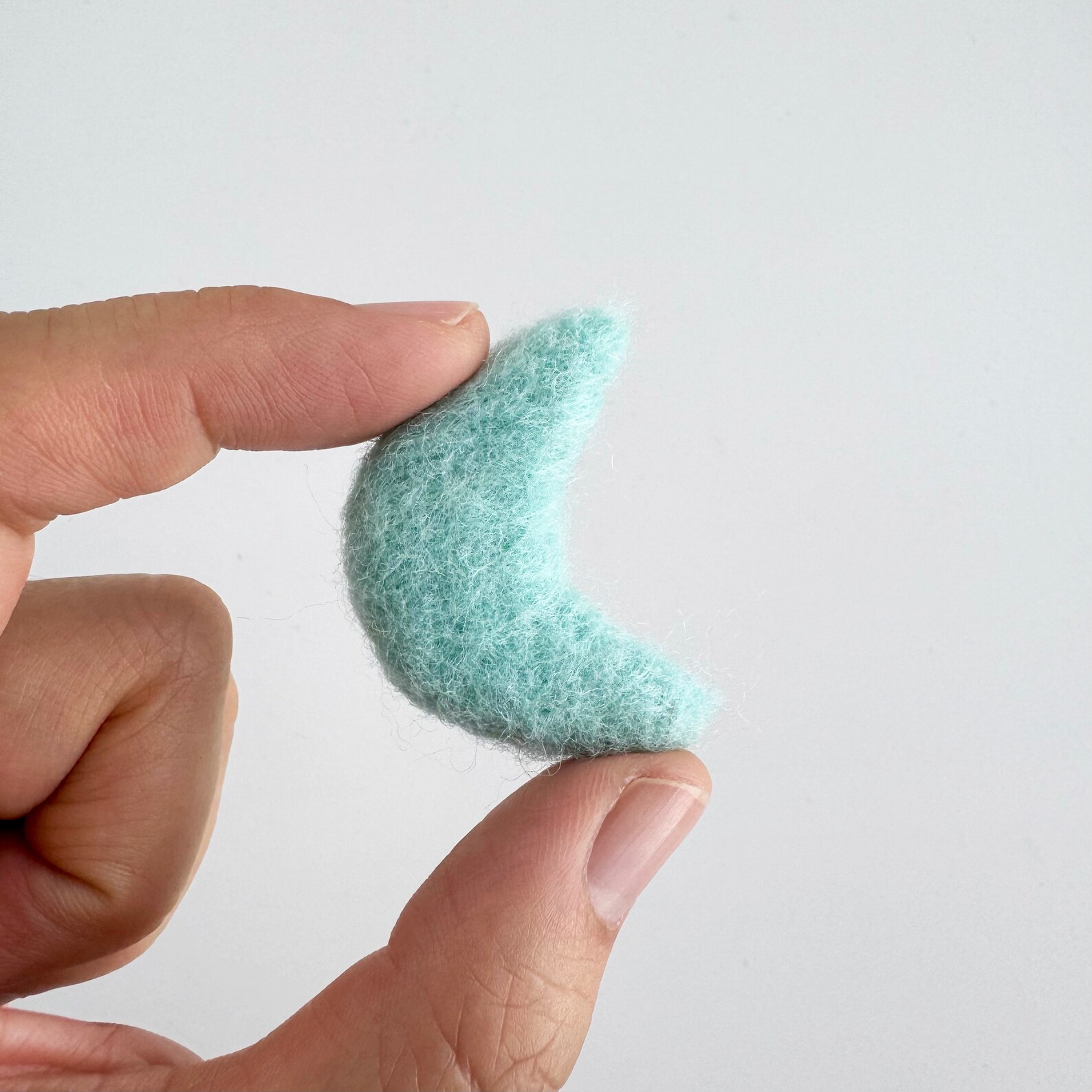 Felt Star, Felt Moon, Wool Felted Star, Needle Felt Moon, Craft ...