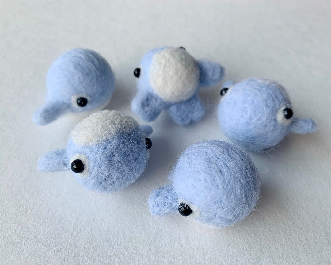 Felted Whale, Needle Felt Whale, Wool Felt Whales, Felted Animals ...