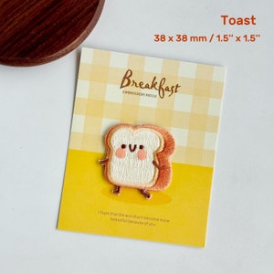 Breakfast Patches, Embroidered Patch, Avocado, Toast, Egg Patches, Self ...