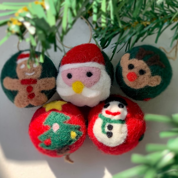Needle Felted Balls - Etsy