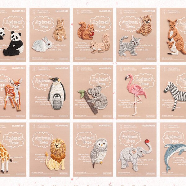 Animal Patches - Etsy