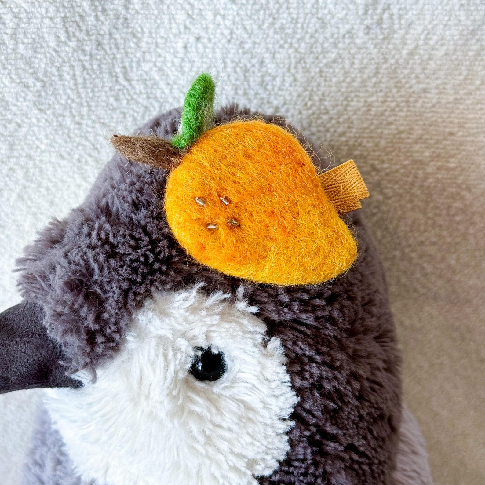 Felt Mango Hair Clip, Tropical Fruit Hair Accessory - Etsy