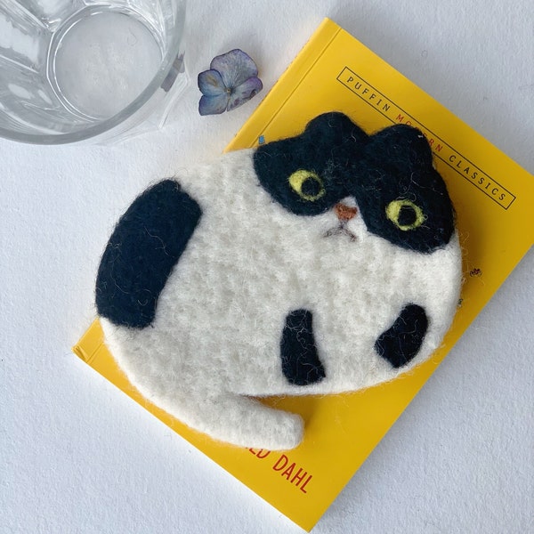 Cat Coaster - Etsy