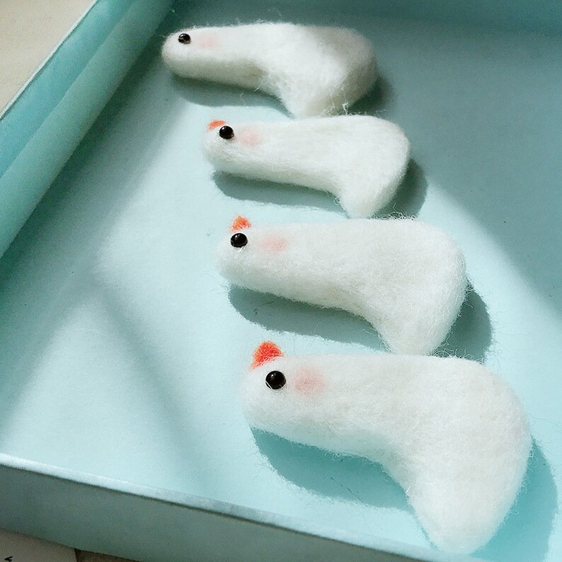 Felted Goose Wool Felt Goose Needle Felted Goose Goose - Etsy