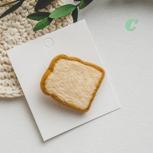 Felted Toast, Felted Bread, Felted Fried Egg, Felted Breakfast, Felting ...