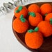 Felted Orange Wool Felt Orange Needle Felt Orange Felted - Etsy