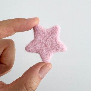 Felt Star, Felt Moon, Wool Felted Star, Needle Felt Moon, Craft ...