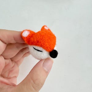 Felted Fox, Wool Felt Fox, Fox Ornament, Needle Felt Fox, Felted Animal ...