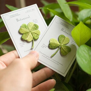 Four Leaf Clover Patch, Embroidered Clover Patch, Lucky Clover Patch ...