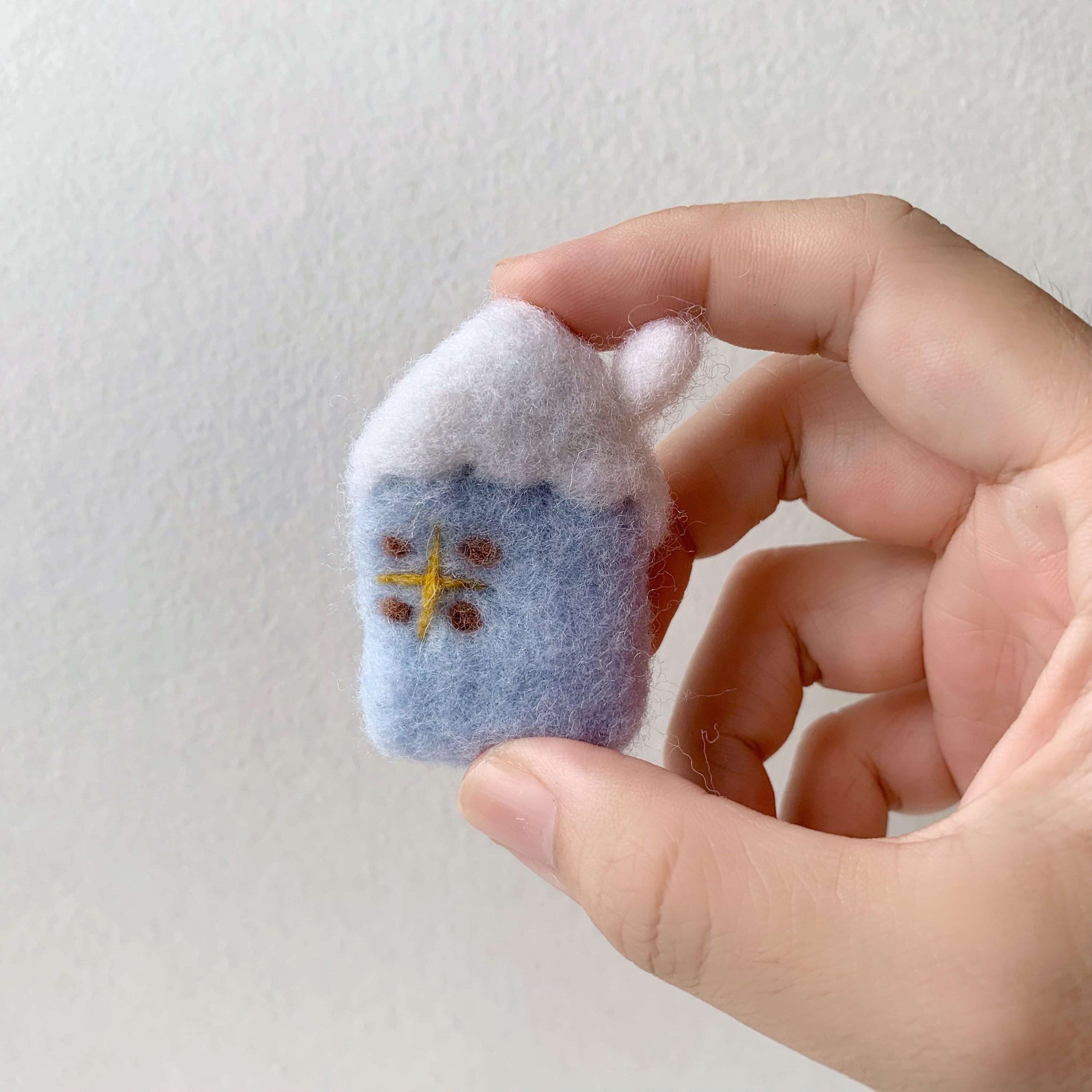 Felted House Wool Felt House Needle Felted Houses Miniature - Etsy UK
