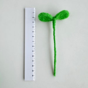 Felted Seedling Decor, Wool Plant Sprouts, Gifts for Gardeners (10 Pcs ...
