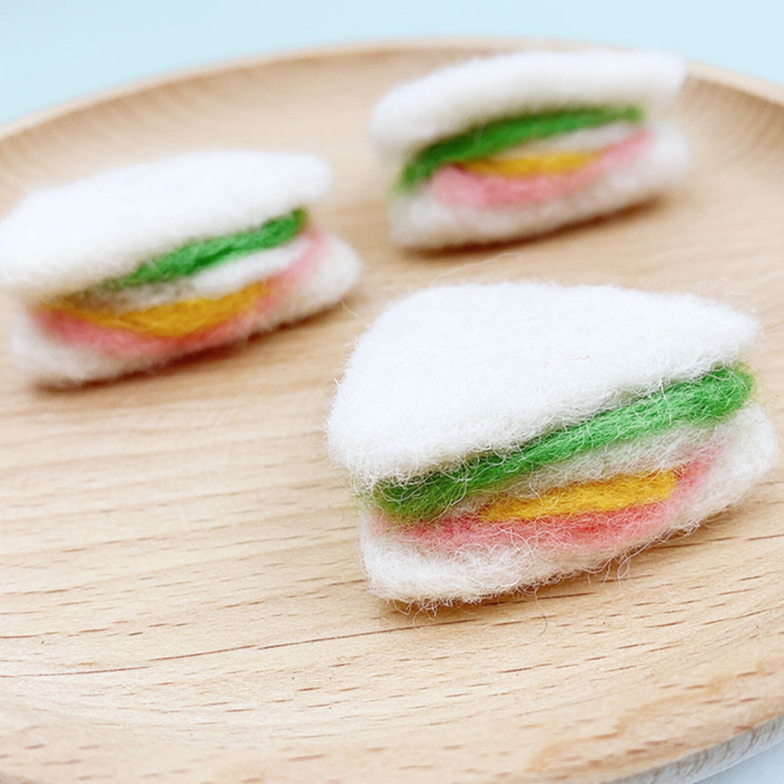 Needle Felted Sandwich Wool Felt Sandwich Felted Food - Etsy