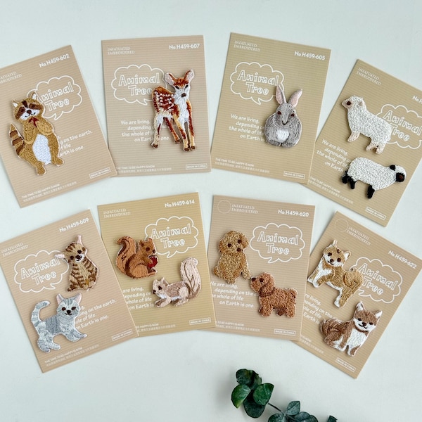 Animal Patches - Etsy