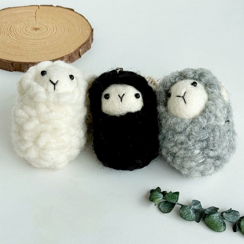 Needle Felted Keychain - Etsy Canada