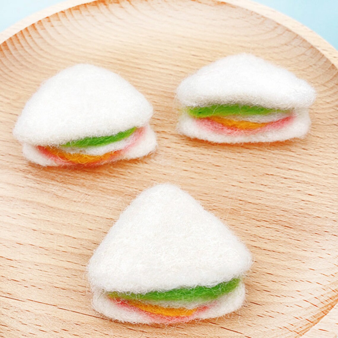 Needle Felted Sandwich Wool Felt Sandwich Felted Food - Etsy
