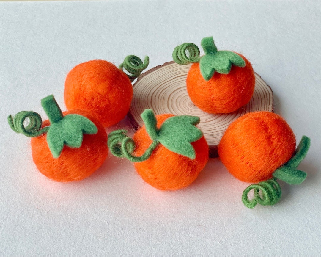 Needle Felted Pumpkin, Handmade Wool Fall Decor - Etsy