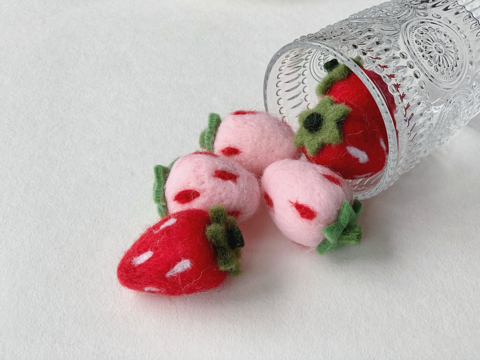 Handmade Needle Felted Strawberry, Summer Decor - Etsy