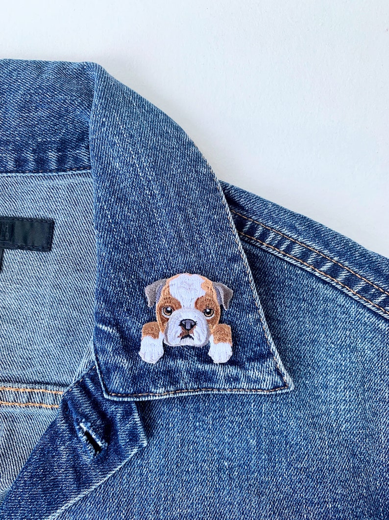 Embroidered Dogs Patch, 10 Styles, Puppy Patches, Iron on Sew on Pet ...