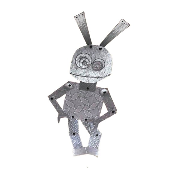 Robot Paper Doll Articulated Paper Doll Set Craft Kit DIY - Etsy