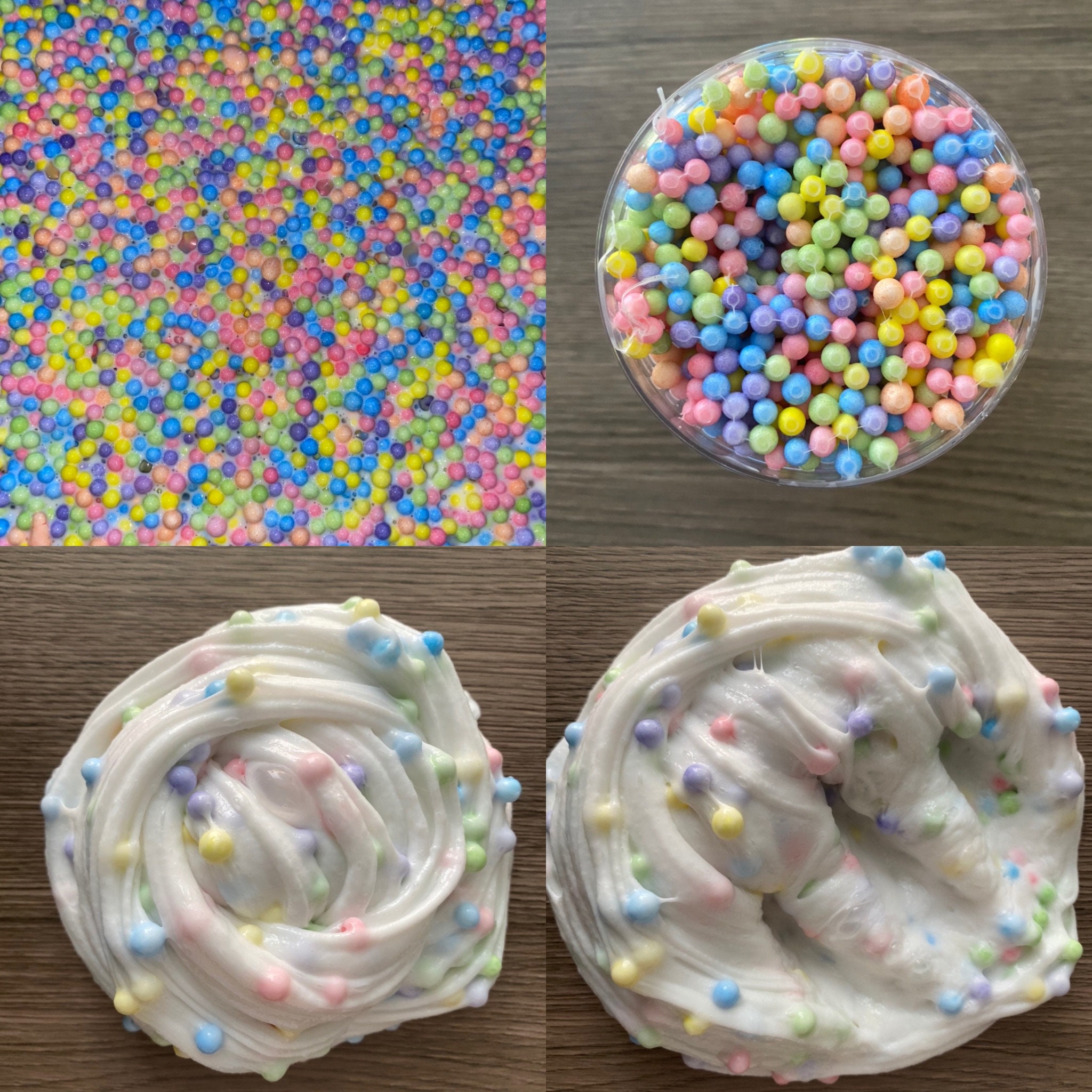 Reynas Dipn Dots Scented Slime Half Floam Slime | Etsy