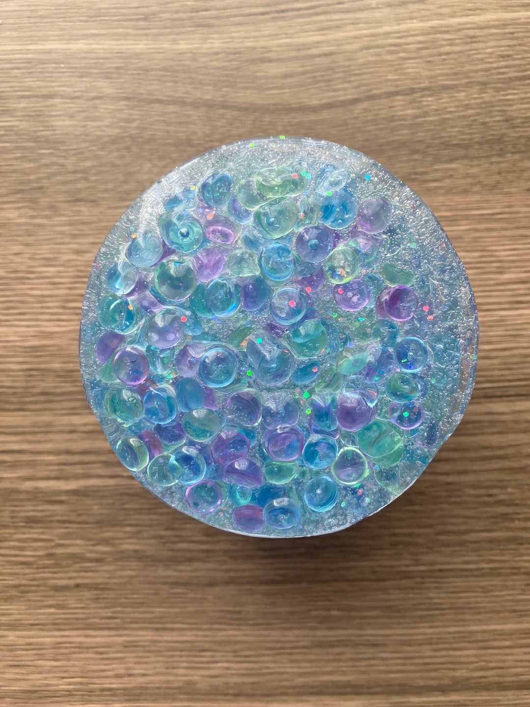 Rainbow Fish Unscented Clear Fishbowl Slime Crunchy Slime Available in ...