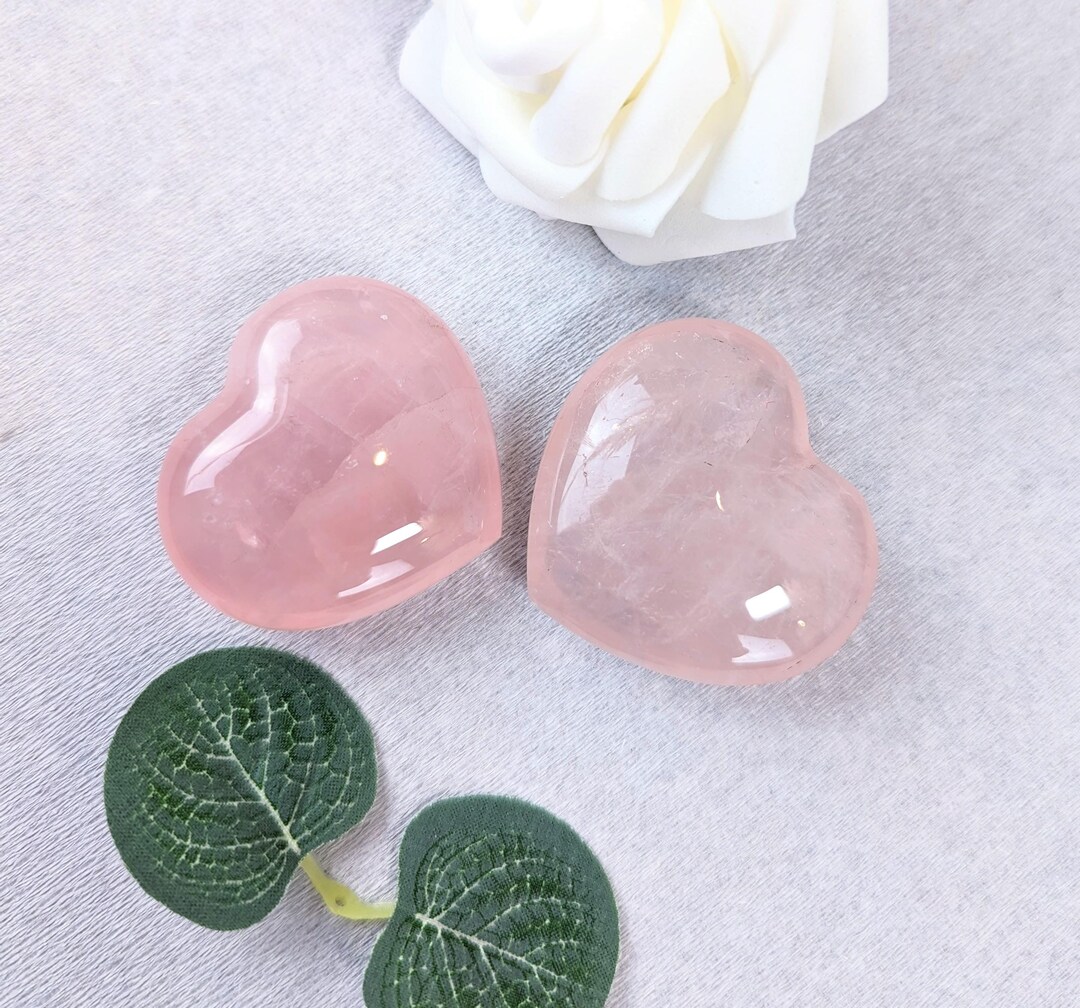 Sublime Heart in Rose Quartz Extra AAA Quality Stone, Lithotherapy ...