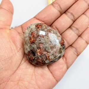Sunstone in Pebble 100% Natural Stone of Peace and Joy, Stone of Well ...