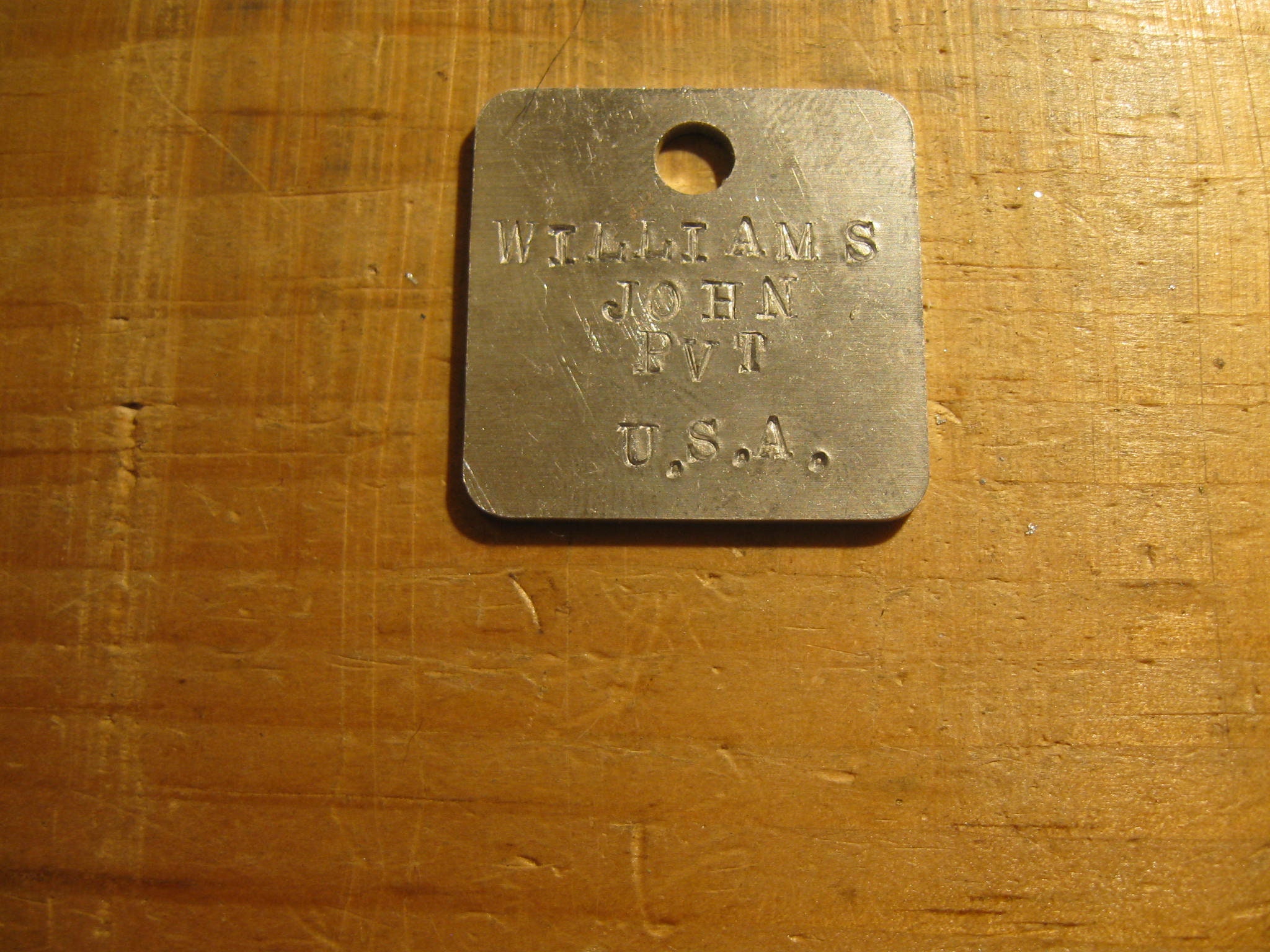 Square Ww1 US Dog Tags Personalized - Etsy