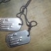 WW2 Dog Tag Set. Notched Style Stainless Steel Tags With Choice of ...