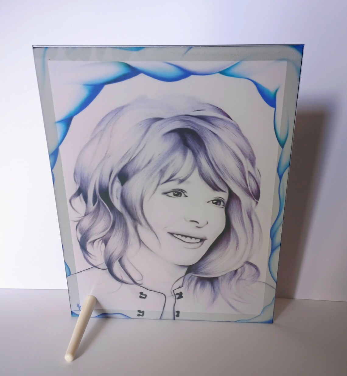 Mylène Farmer Glass Frame, Mirror, Singer, Gift Idea, Birthday ...