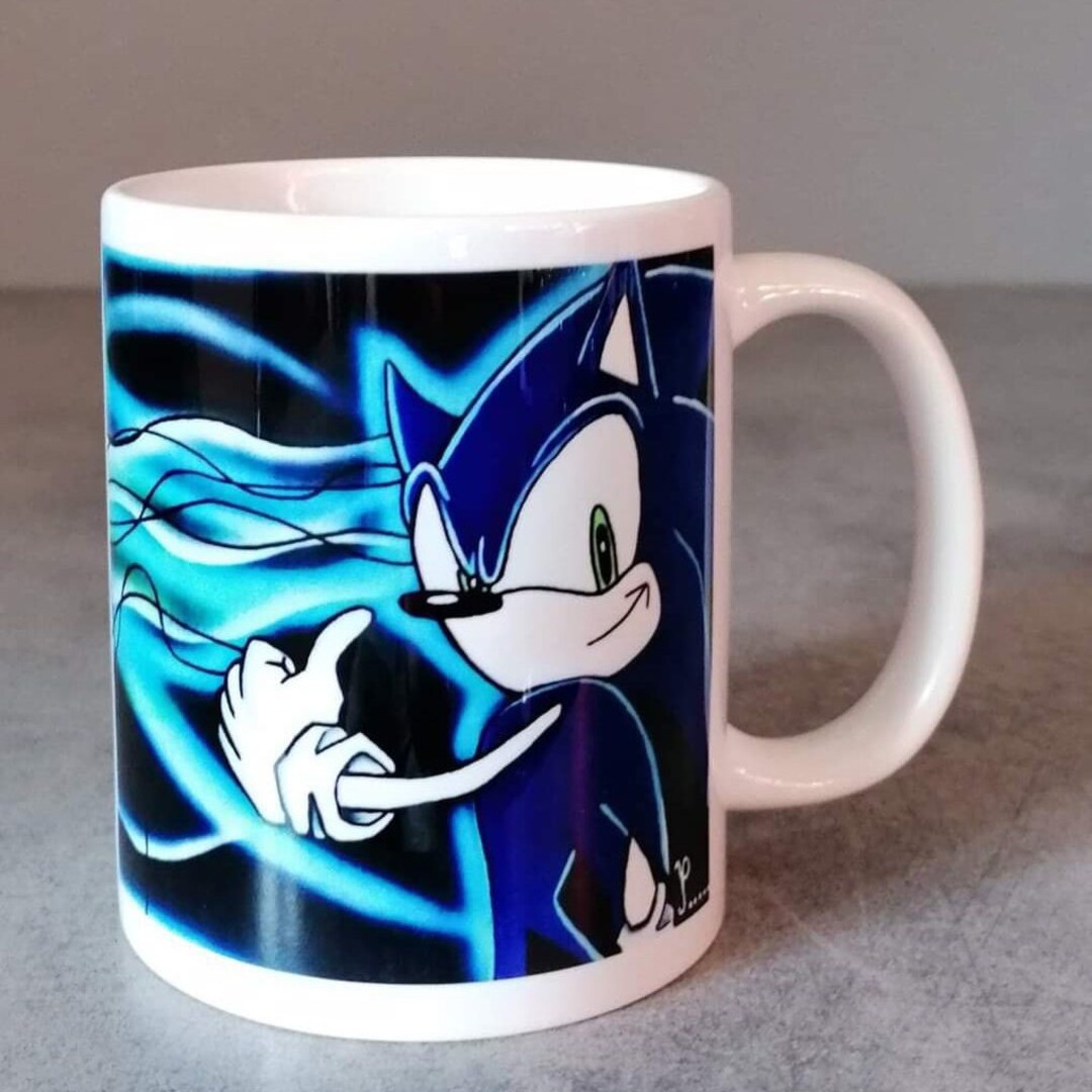 Sonic Mug, Ceramic, Mug, Coffee Cup, Decoration, for Collection or for ...