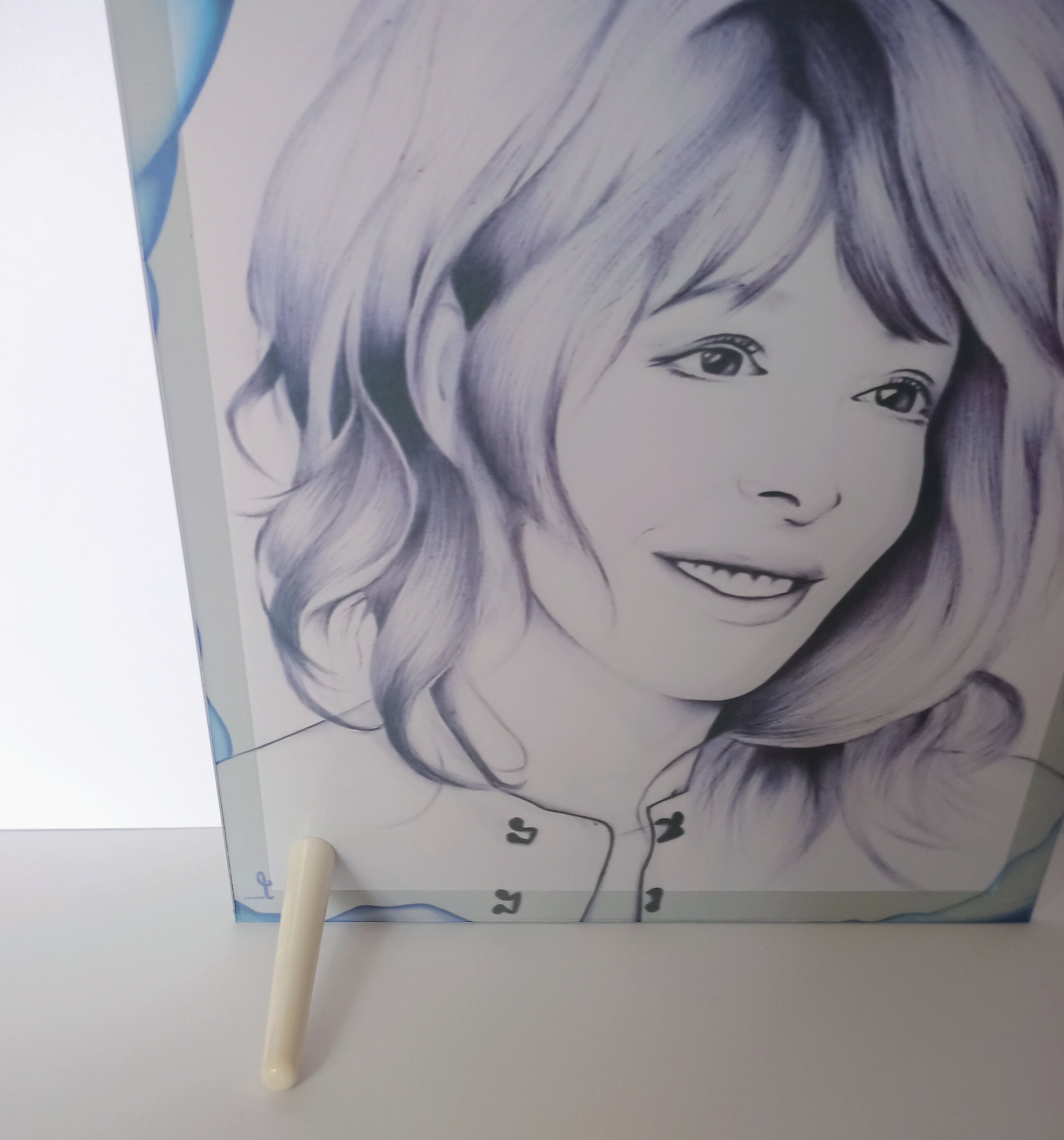 Mylène Farmer Glass Frame, Mirror, Singer, Gift Idea, Birthday ...