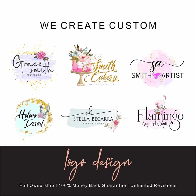 Custom Design Logo Design Photography Logo Custom Logo - Etsy