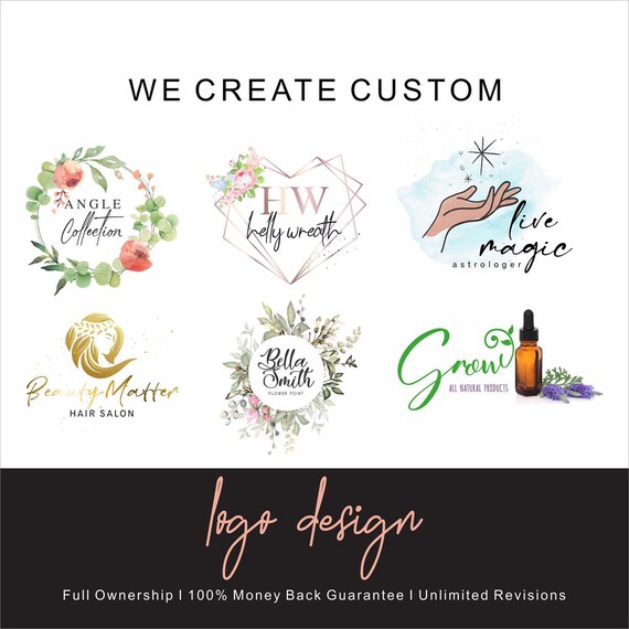 Logo Design Logo Design Custom Custom Logo Design Branding | Etsy
