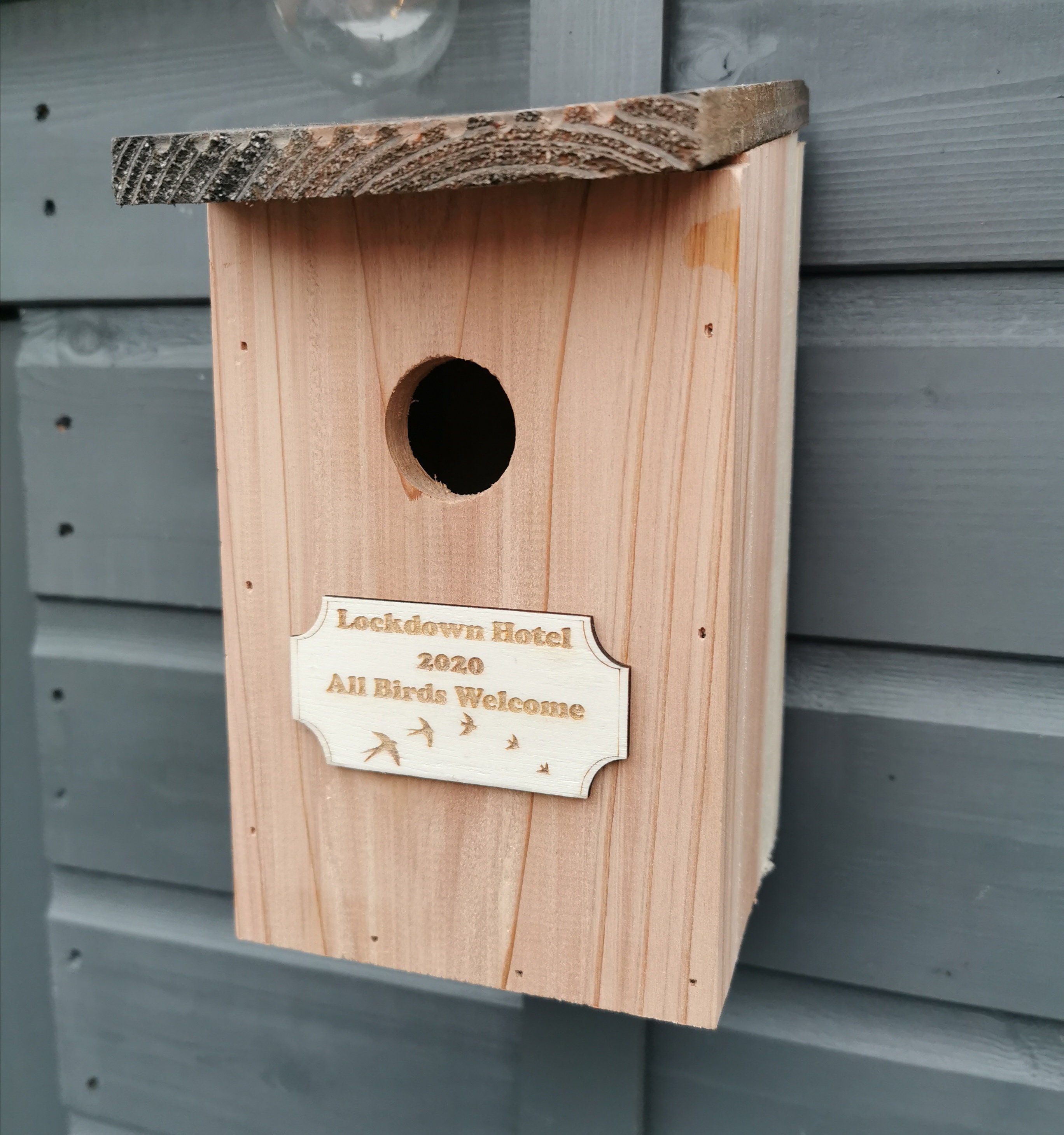 Personalised Bird House Wooden Nesting Box - Etsy