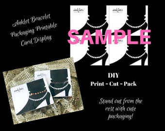 Anklet Display Card - Etsy