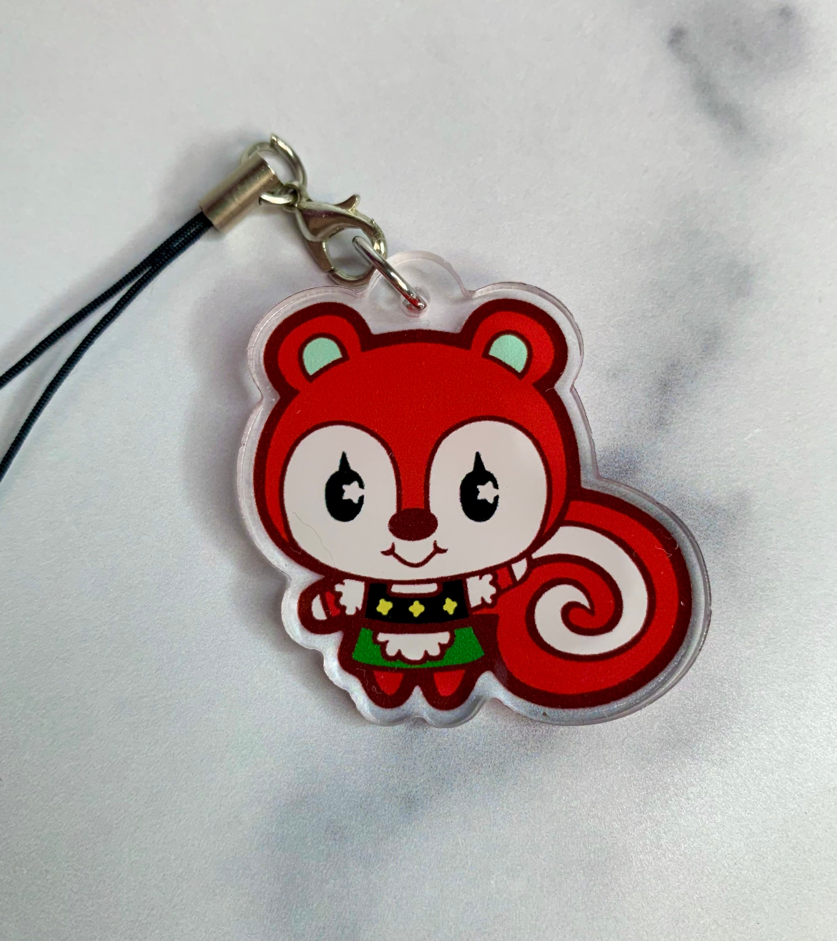 Poppy Squirrel Acrylic Charm inspired by Animal Crossing New Horizons ...