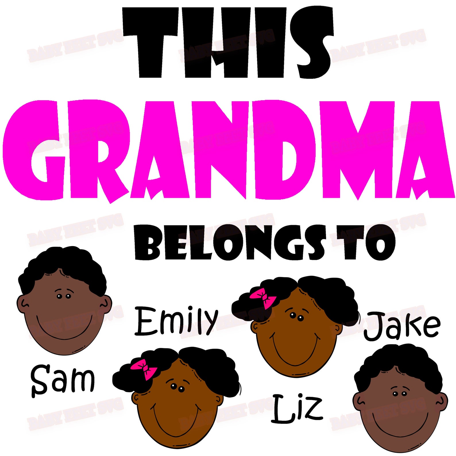 Personalized This Grandma Belongs To Svg This Grandma Belongs To Svg