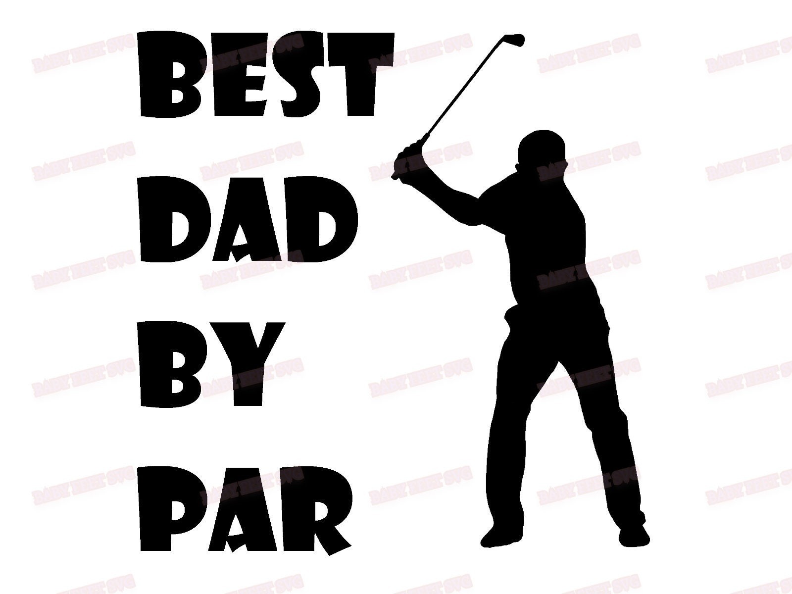 Best Dad by Par Golf Svg Papa Father Grandpa Htv Golfing - Etsy