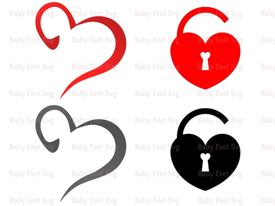 Bundle Open Heart Svg, Open Heart Frame Svg Cricut Cut Files ...