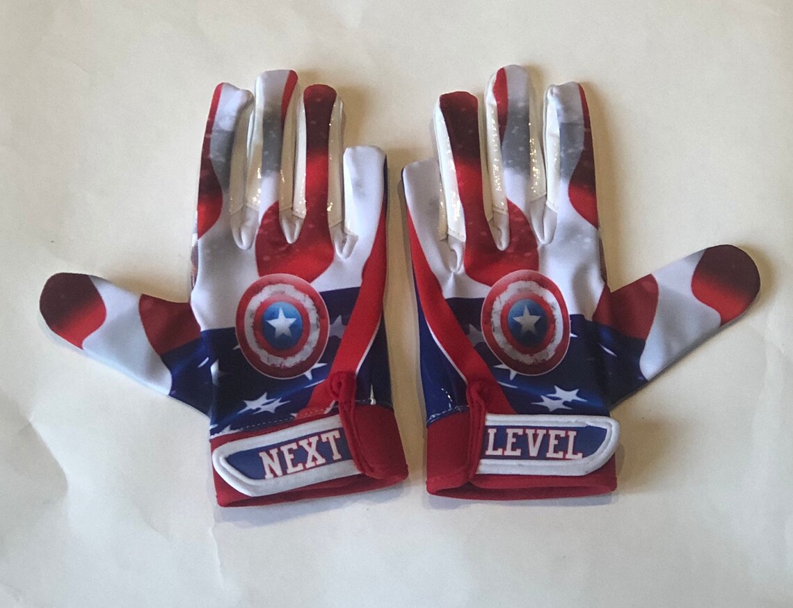 Custom Captain America Receiver Gloves - Etsy