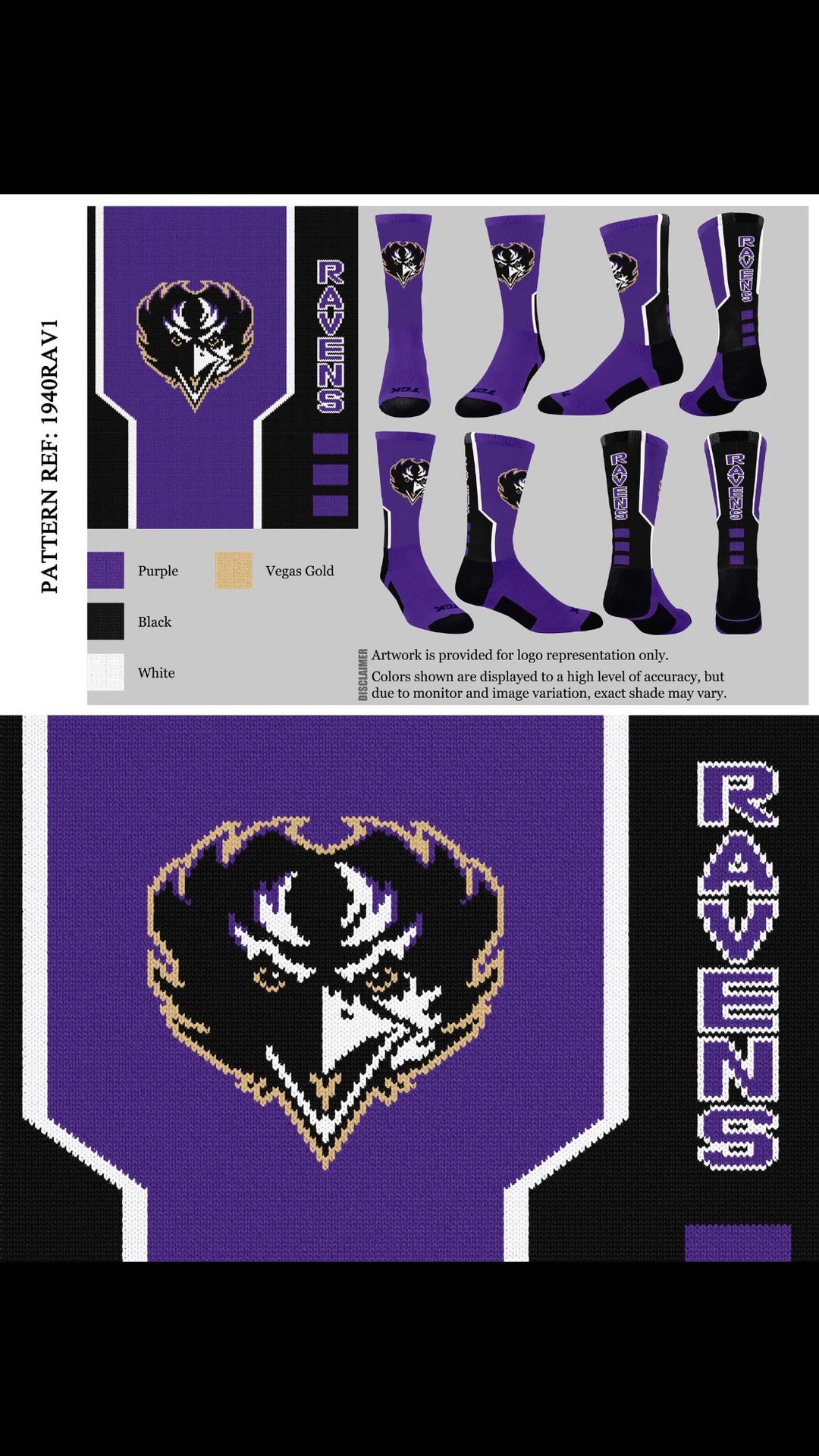 RAVENS SOCKS - Etsy