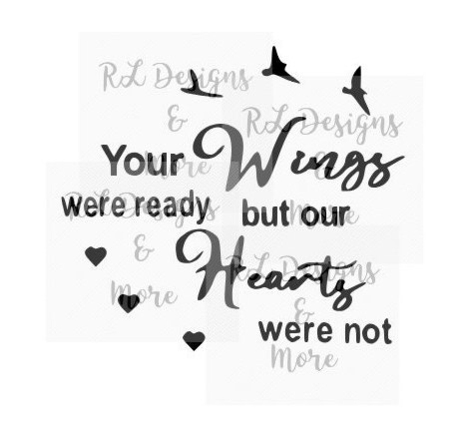 Memorial SVG File - Etsy