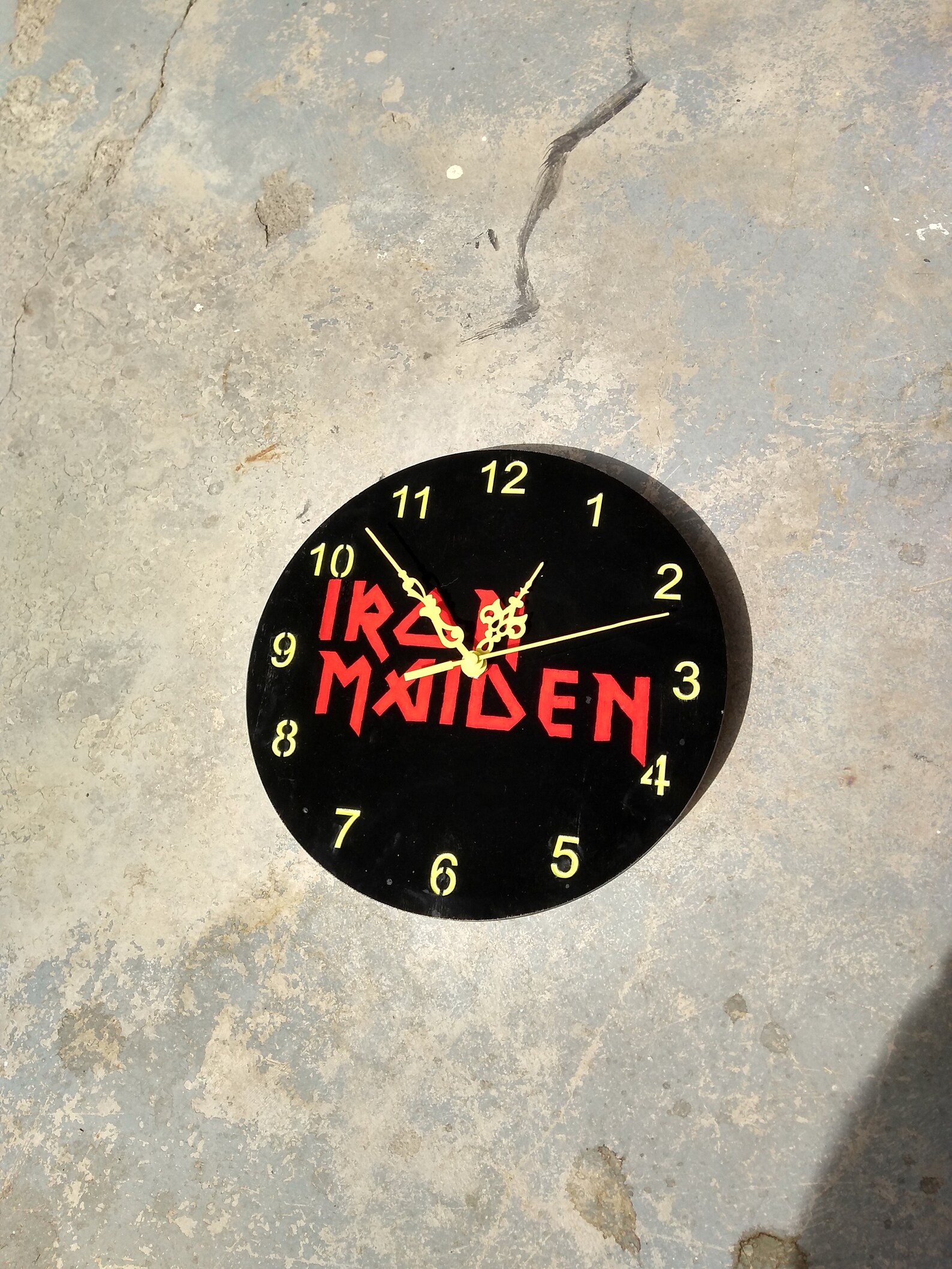 Custom Iron Maiden Clock Etsy