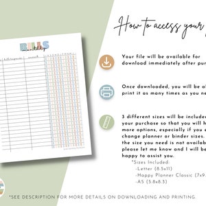 Monthly Bill Tracker Printable JULY START Monthly Expenses - Etsy