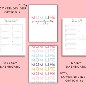 Busy Mom Productivity Printables Bundle, Mom Life Binder Pages ...