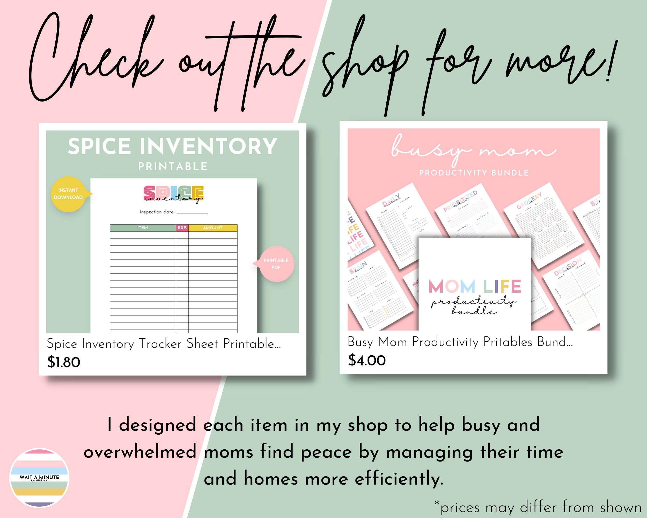 Frozen Food Storage Log Printable for Busy Moms and Homemakers, Simple ...