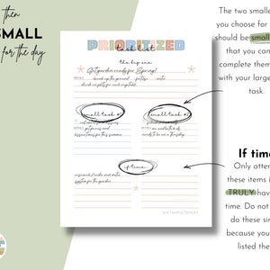 Simple Prioritized Task List Printable for Busy Moms, to Do List ...