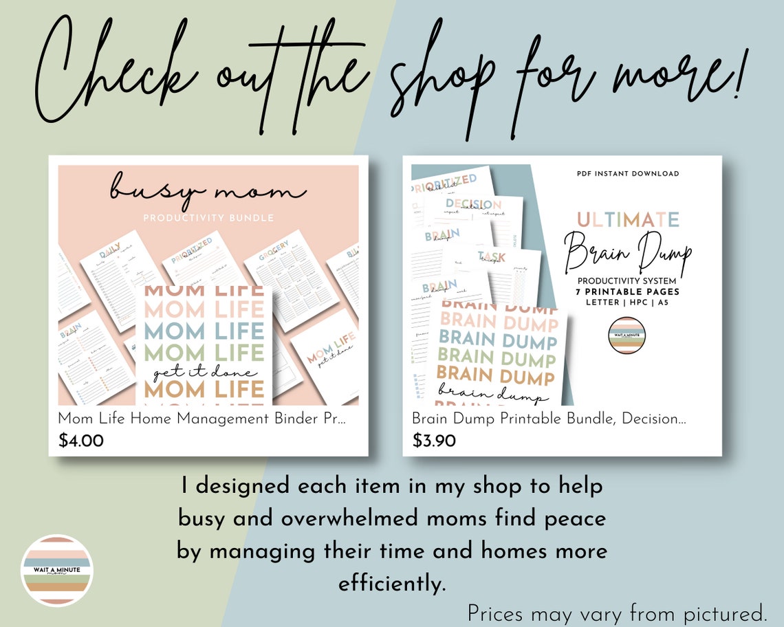 Simple Prioritized Task List Printable for Busy Moms to Do - Etsy